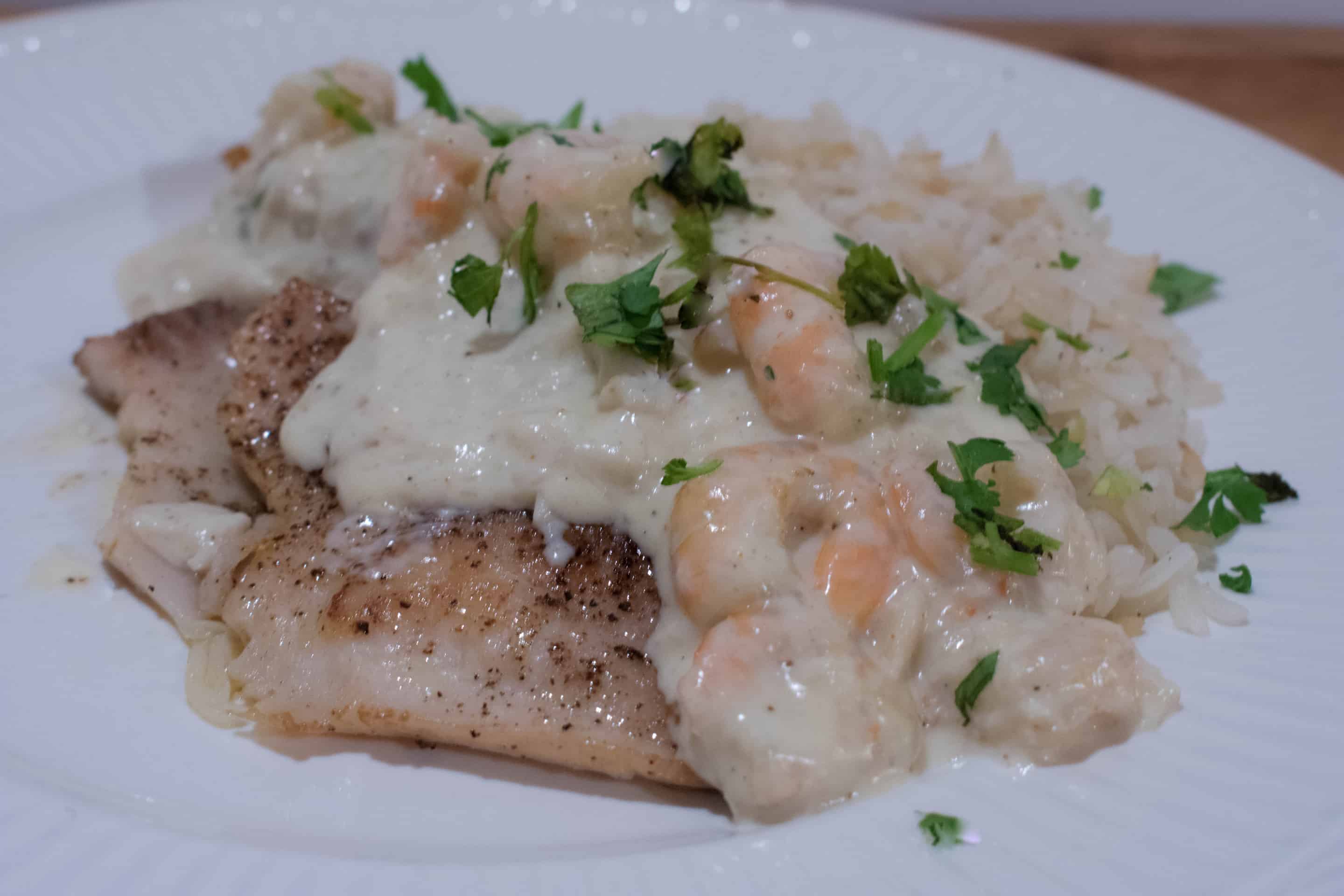 FISH PONCHARTRAIN - Parsley Thyme & Limoncello