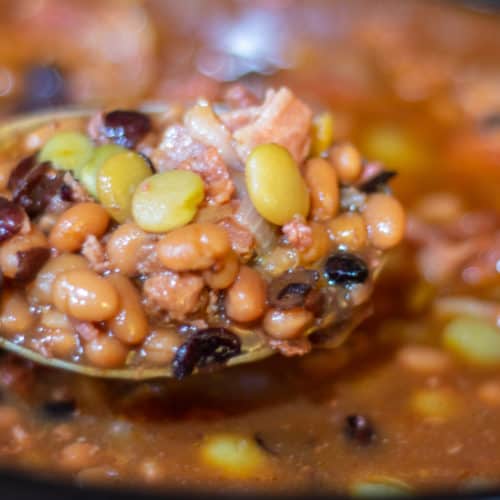 CROCKPOT CALICO BEANS - Parsley Thyme & Limoncello